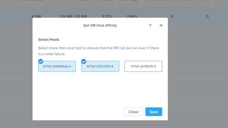 Nutanix - AHV : Les règles d'affinity, anti-affinity, host affinity sur les VMs (démo) - Nuta Fr